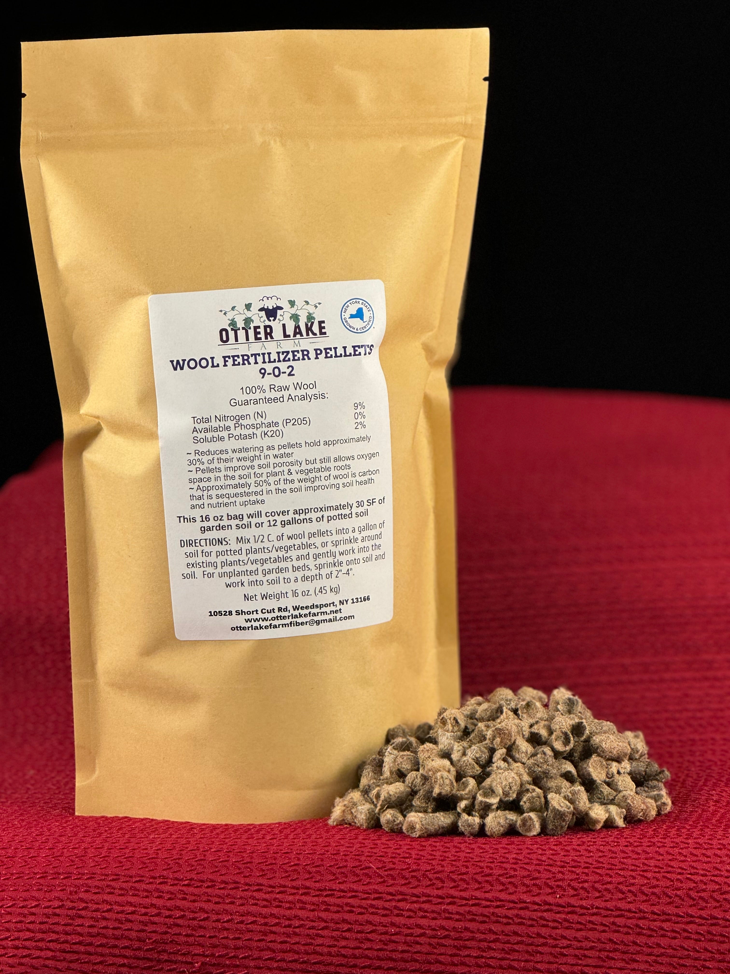 Wool Retail Fertilizer Pellets | Otter Lake Farm & Fiber